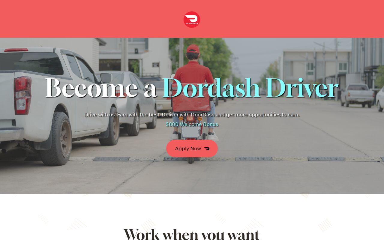 Become a DoorDash Driver Today
